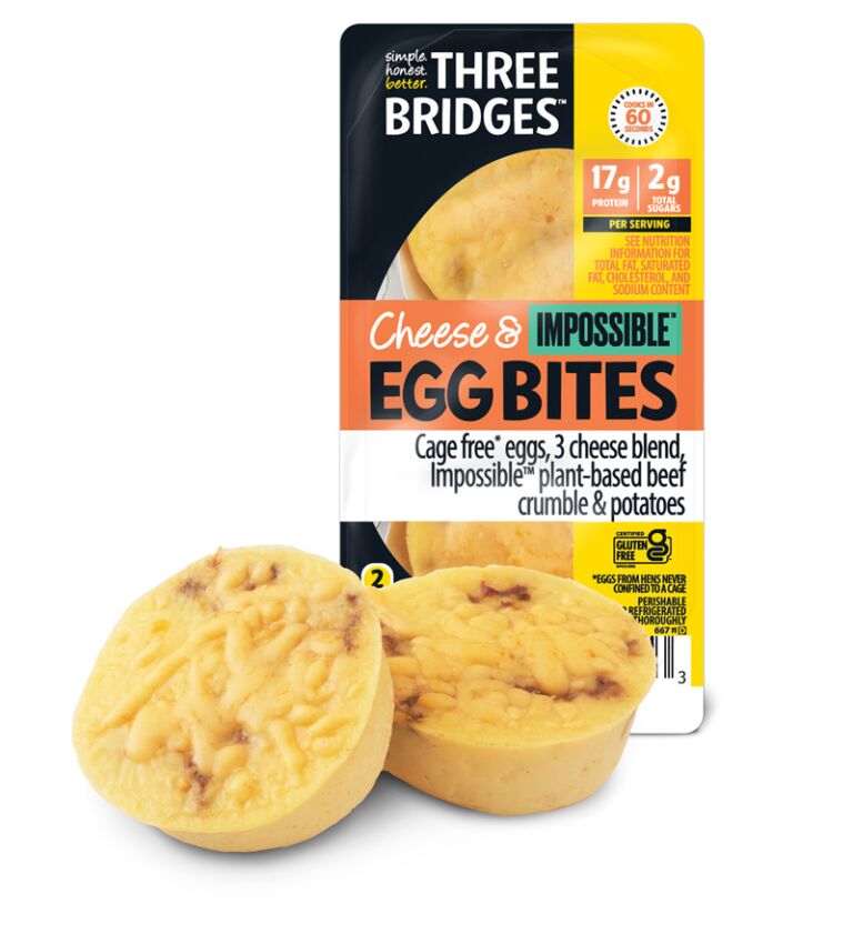 Three Bridges Debuts First Co-Branded Egg Bites with Impossible Foods ...